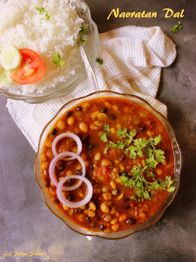 Navratna Dal - Mixed Dal Recipe - PRIYA KITCHENETTE
